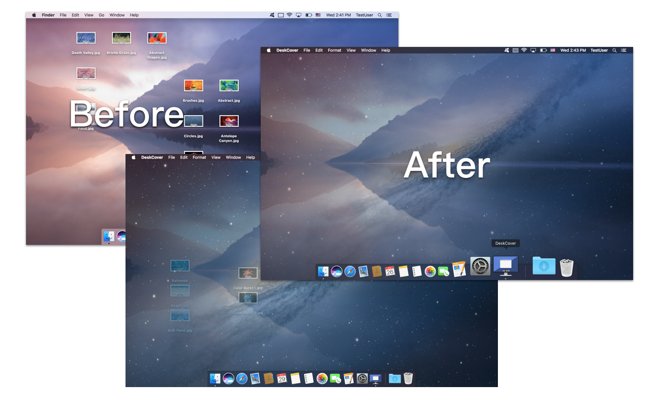DeskCover Pro - Increase Productivity, Make your Desktop less ...
